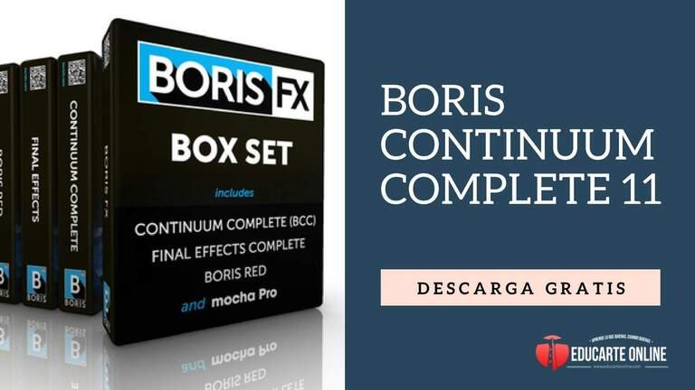 Boris Continuum Complete 11 para Adobe - Descarga Gratis